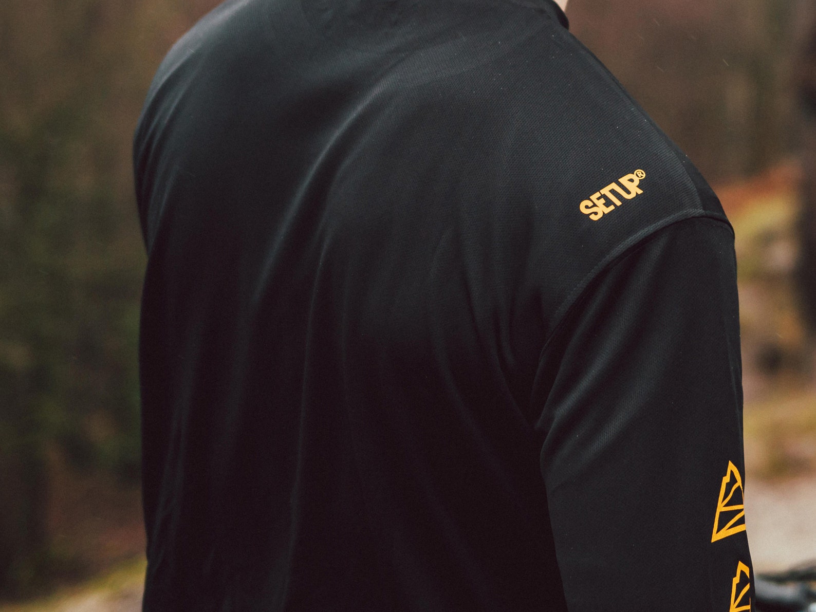 Setup MTN Stark MTB Fastdry Mens Mountain Bike Jersey in Black ...