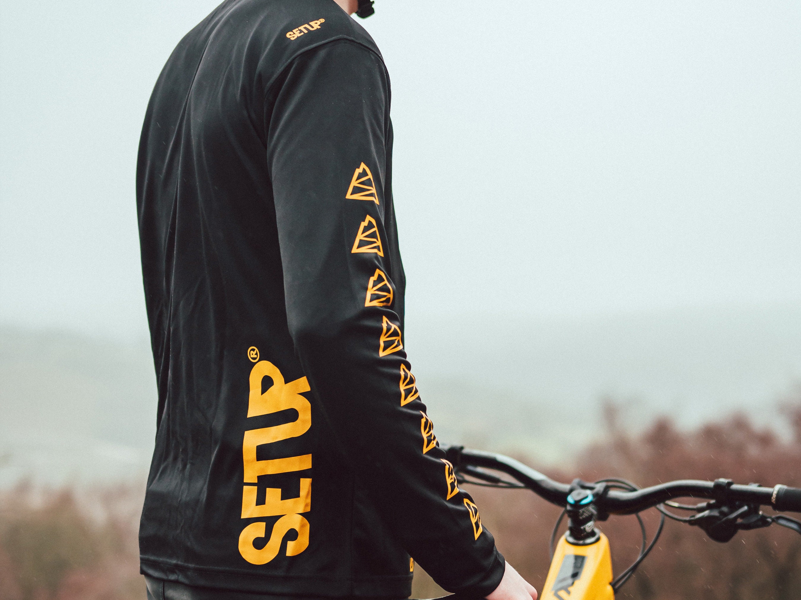 Setup MTN Stark MTB Fastdry Mens Mountain Bike Jersey in Black ...