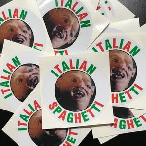 The Sloth "italian Spaghetti" Phish Sticker or Magnet - Etsy