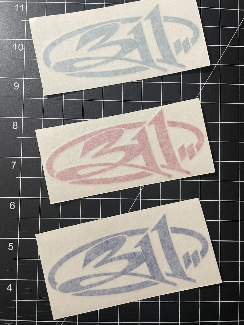 311 Vinyl Decal - Etsy