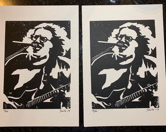 Jerry Garcia Hand Print - Etsy