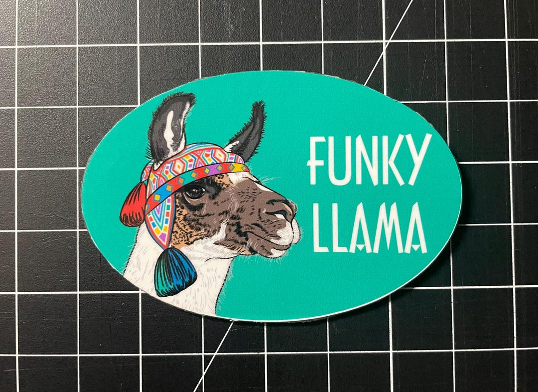 Funky Llama Phish Sticker or Magnet - Etsy