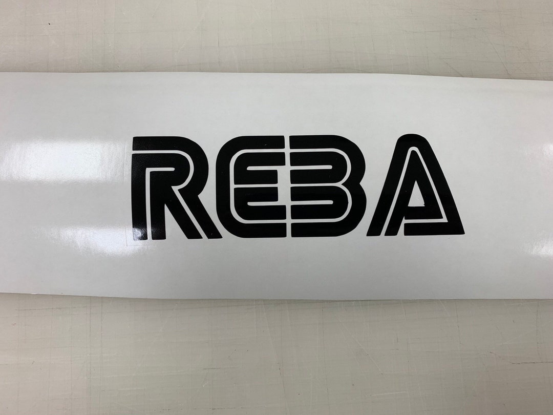 REBA Sega Font Vinyl Decal - Etsy