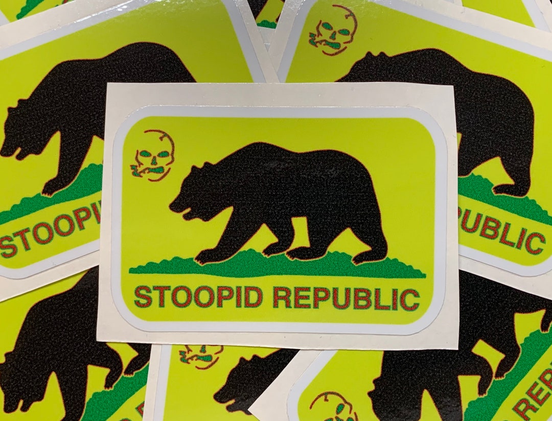 Slightly Stoopid “stoopid Republic” Sticker or Magnet - Etsy