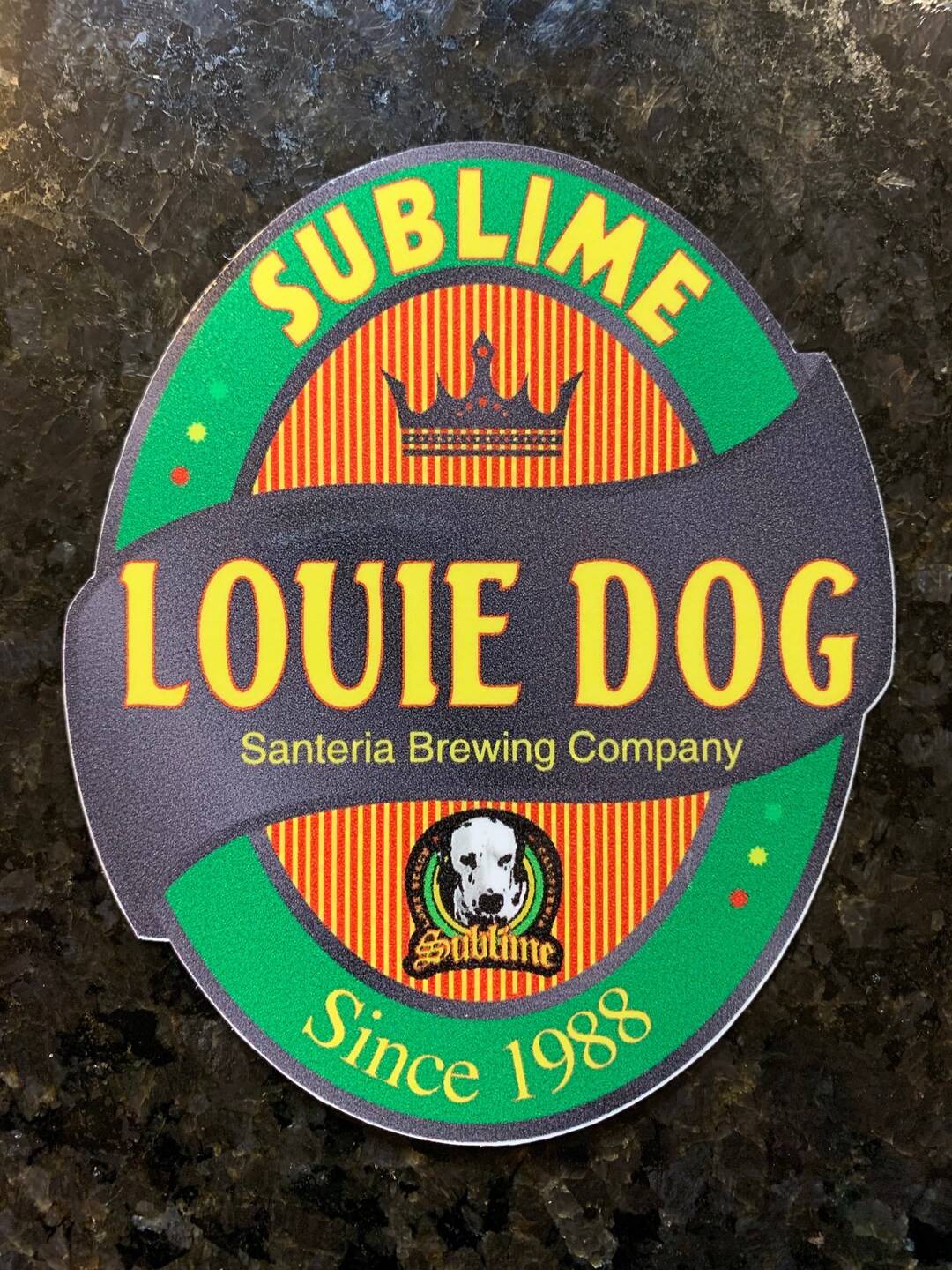 Louie Dog Beer Label Sublime Sticker or Magnet - Etsy