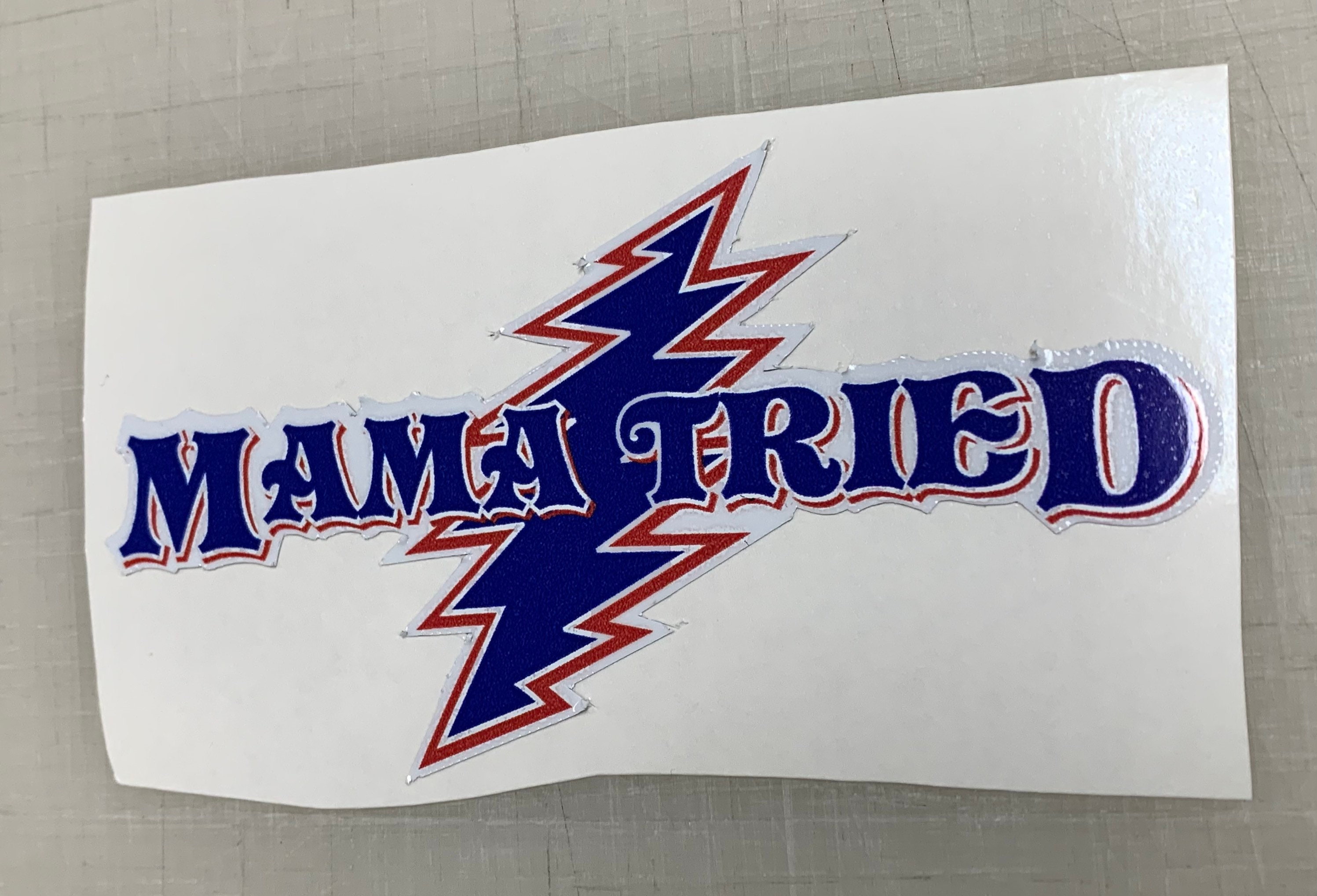 Mama Tried Sticker or Magnet - Etsy