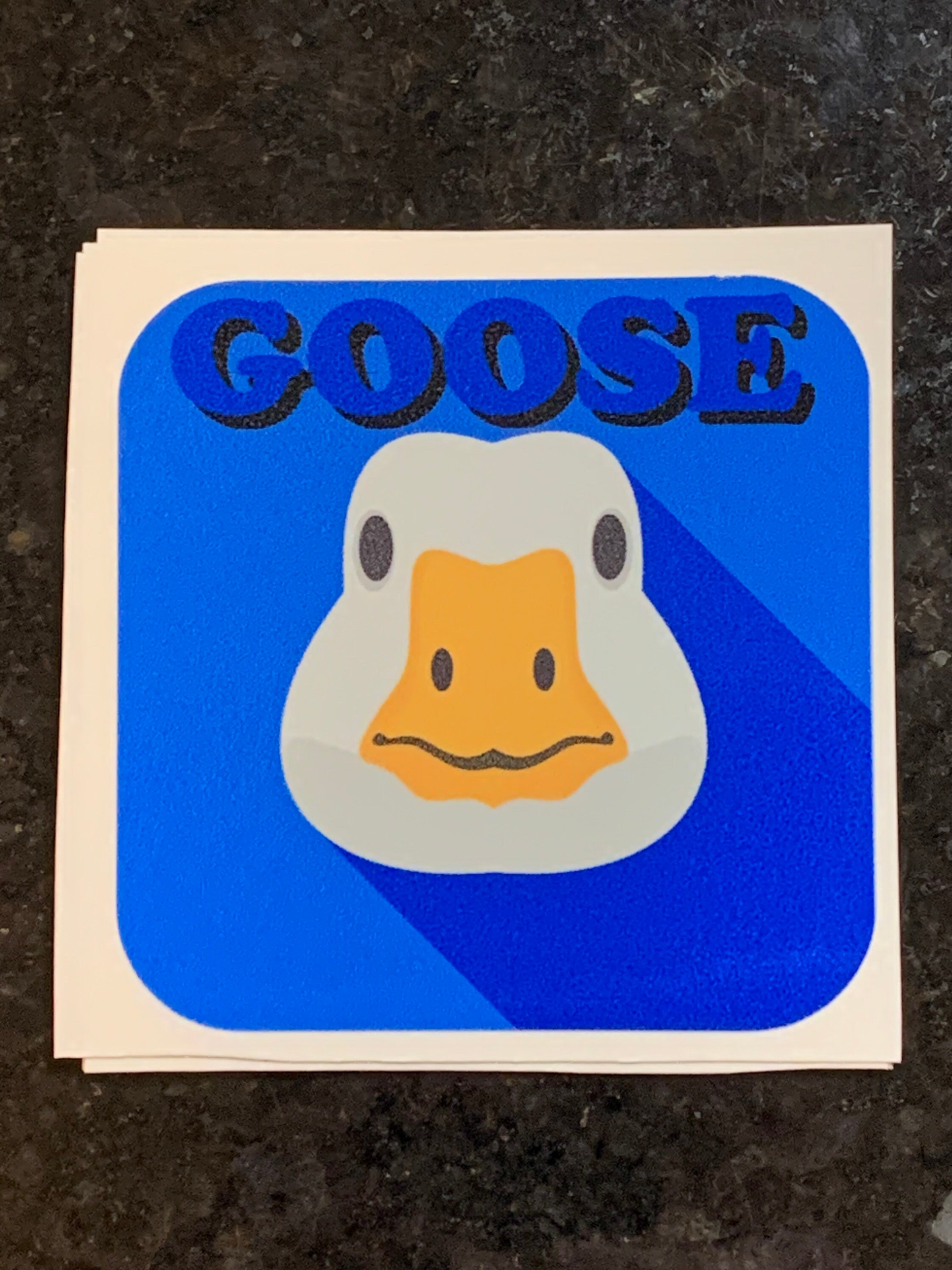 Goosehead Goose Sticker or Magnet | Etsy