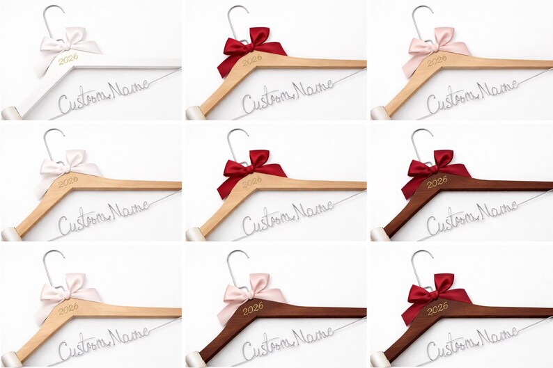 Personalized Prom Hanger 2026 – Custom Name Hanger With Satin Bow ...