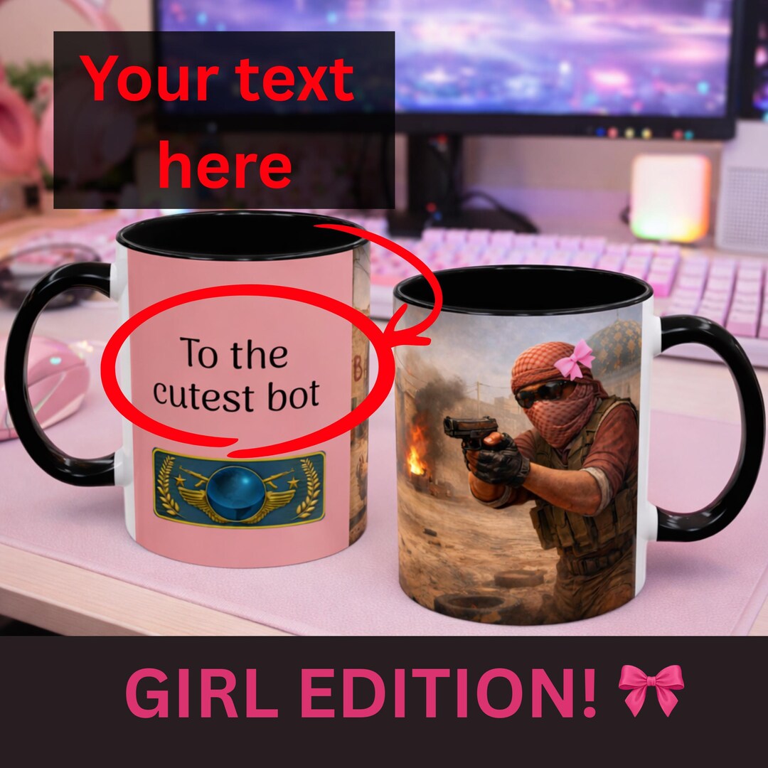 CS:GO Mug | Counter Strike Gaming Gift for Friend, Birthday Coffee Cup ...