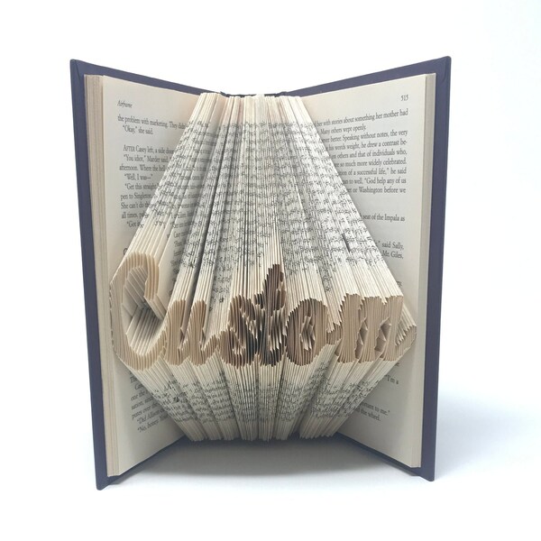 Folded Book Art - Etsy
