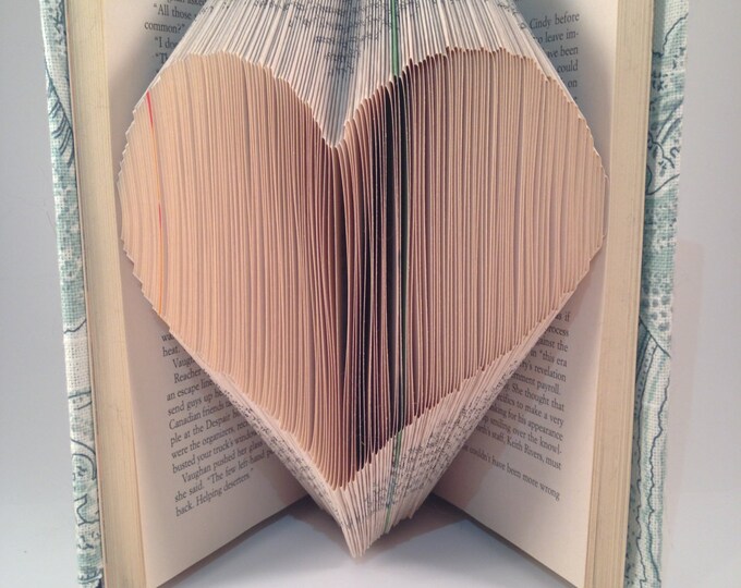 Folded Heart Book - Etsy