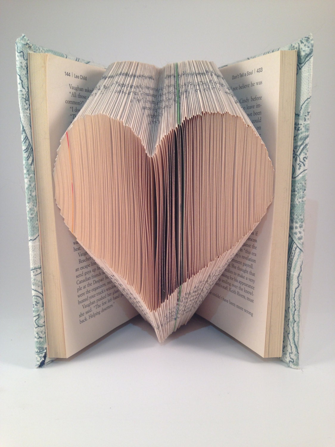 Folded Heart Book | Etsy