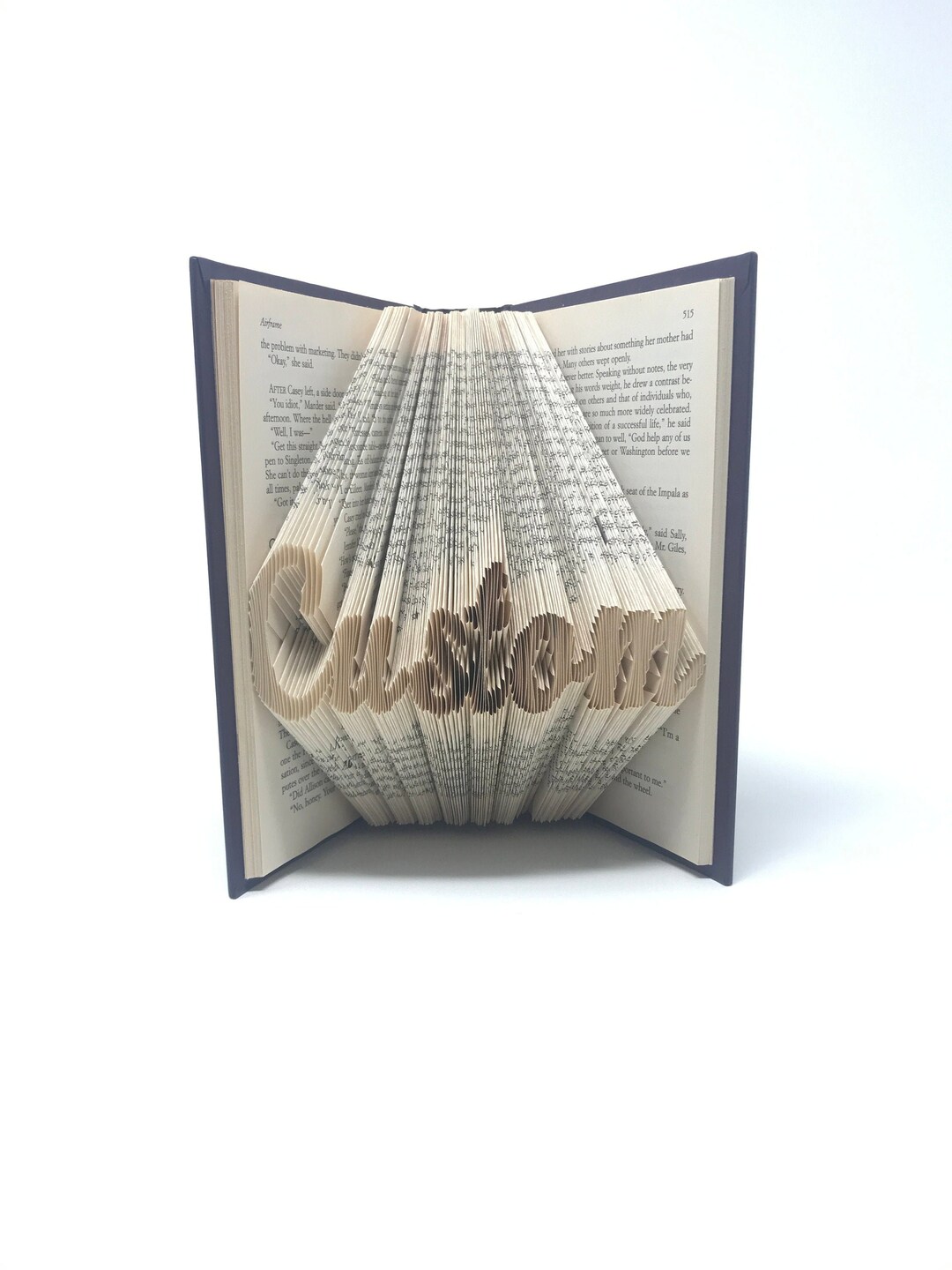 Custom Cursive Folded Book Art Condensed Font - Etsy