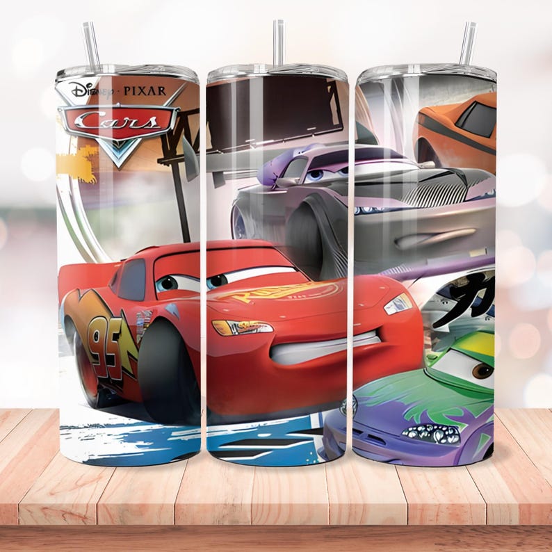 50+ Cars Tumbler Wrap Bundle, Cars Cartoon Sublimation Lightning Car ...