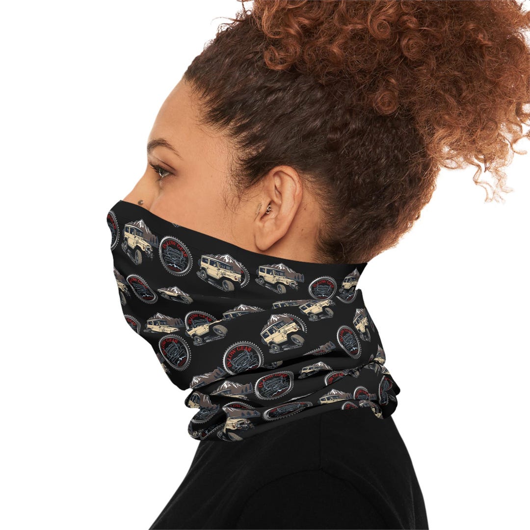 Vintage Land Cruiser Pattern Neck Gaiter | Retro FJ40 Illustration - Etsy