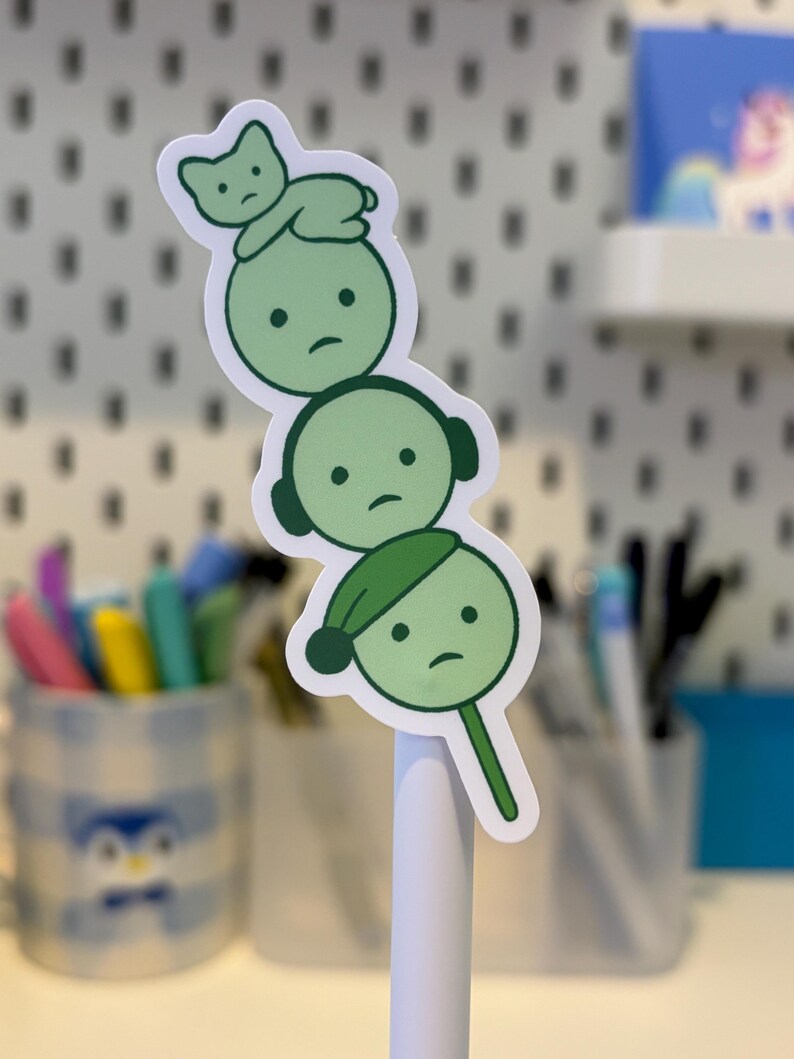 Smiski Stickers - Laptop, Dango, Lucky Cat- Vinyl Waterproof Stickers ...