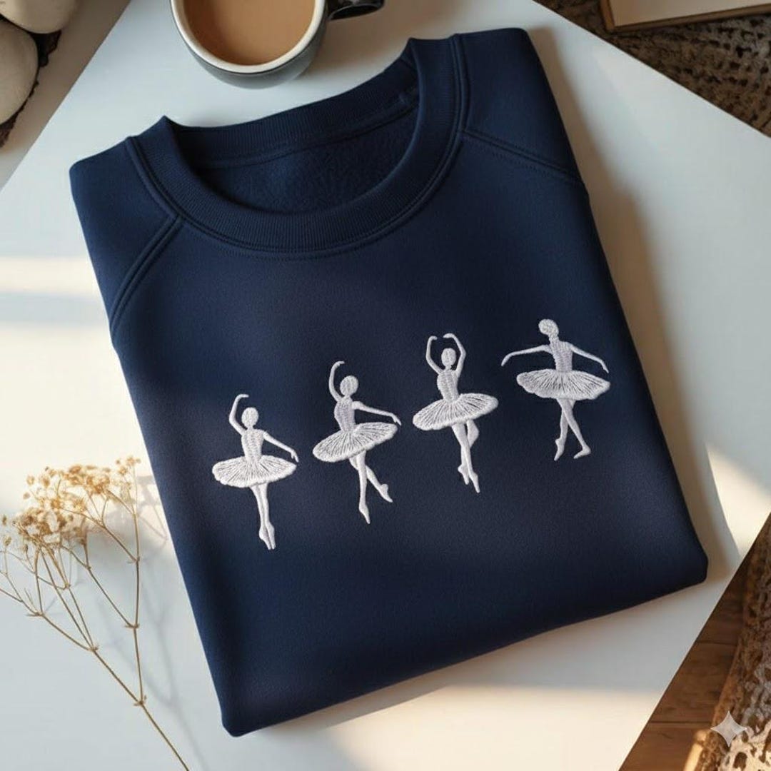Ballet Dancer Embroidery Design | Girls Dance Pattern (instant Download ...