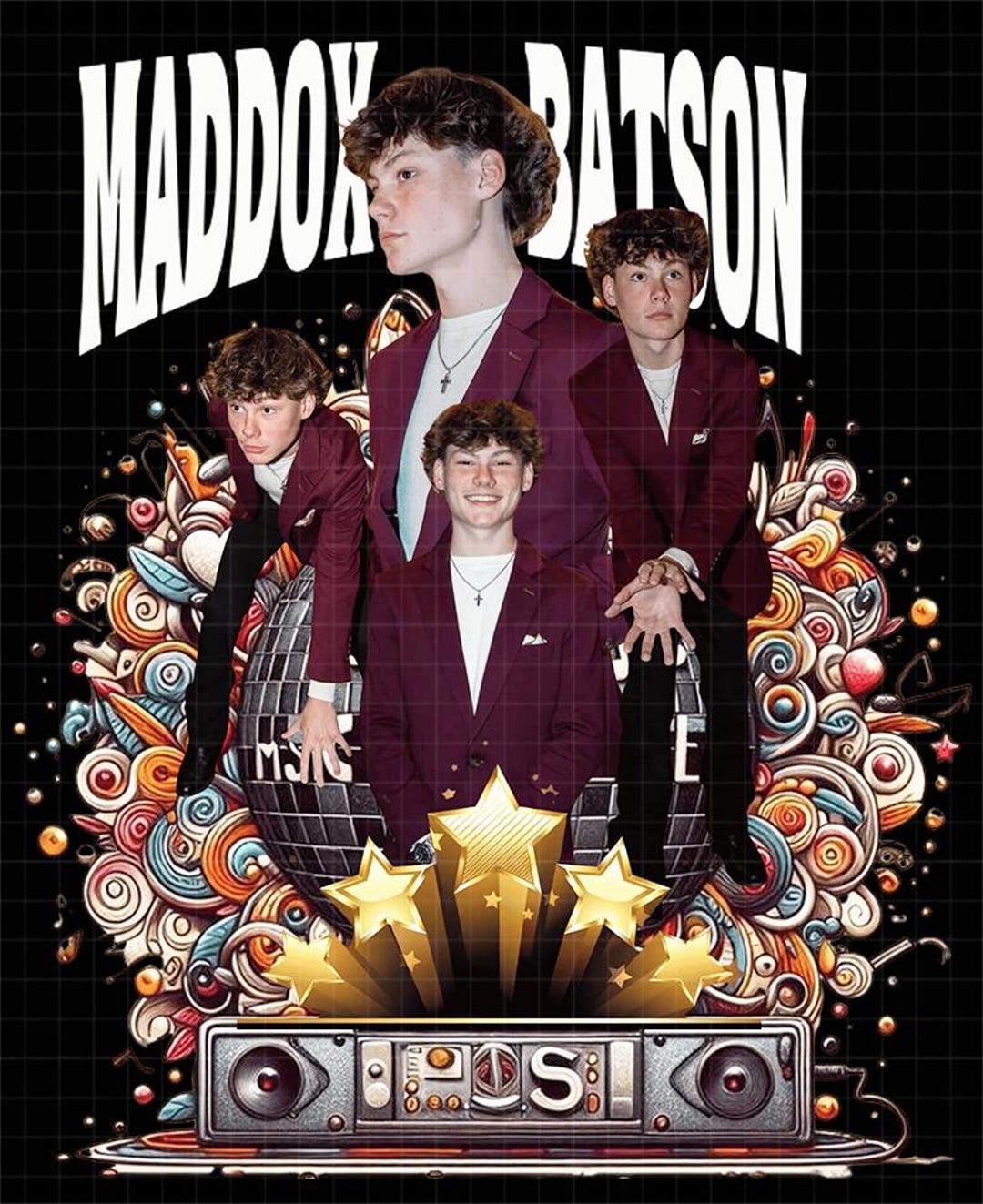 Maddox Batson Live Worldwide Tour 2026 PNG File and Ready to Print ...