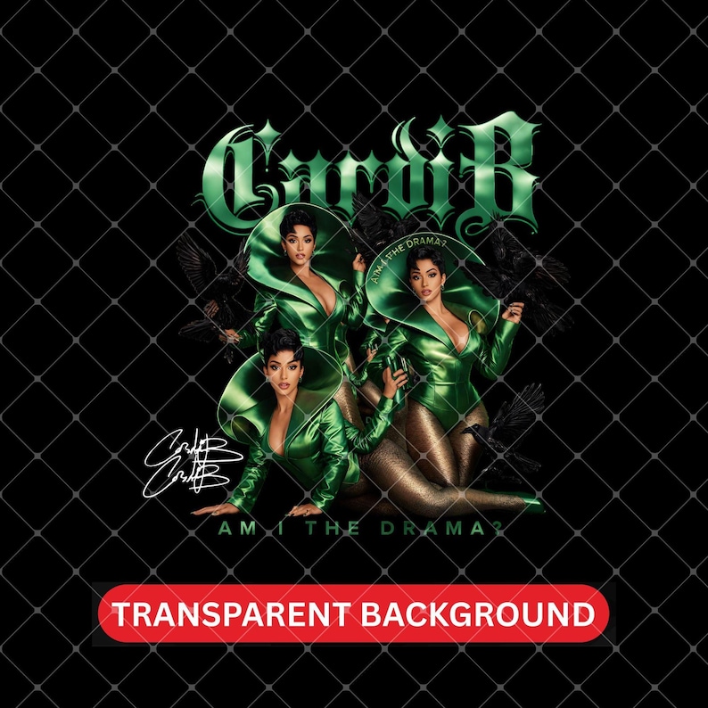 Cardi B 'Bin ich das Drama' Tour PNG Datei (Instant Download) - Etsy.de