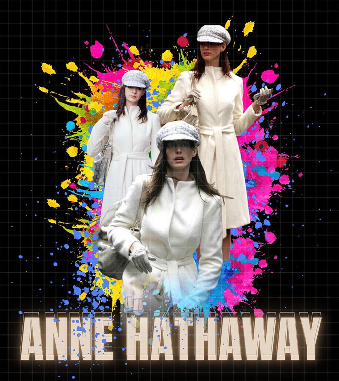 Anne Hathaway PNG File, Genovia Princess Diaries Digital File Instan ...