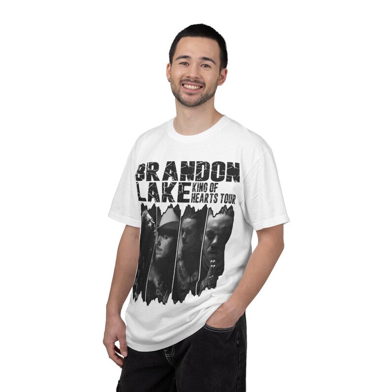 Brandon Lake PNG File, King of Hearts Tour 2026 Tshirt Design (digital ...