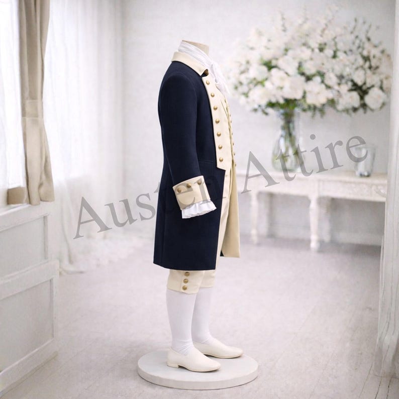 Boys Colonial Style Formal Suit – Boys 18th Century Outfit - Ring ...
