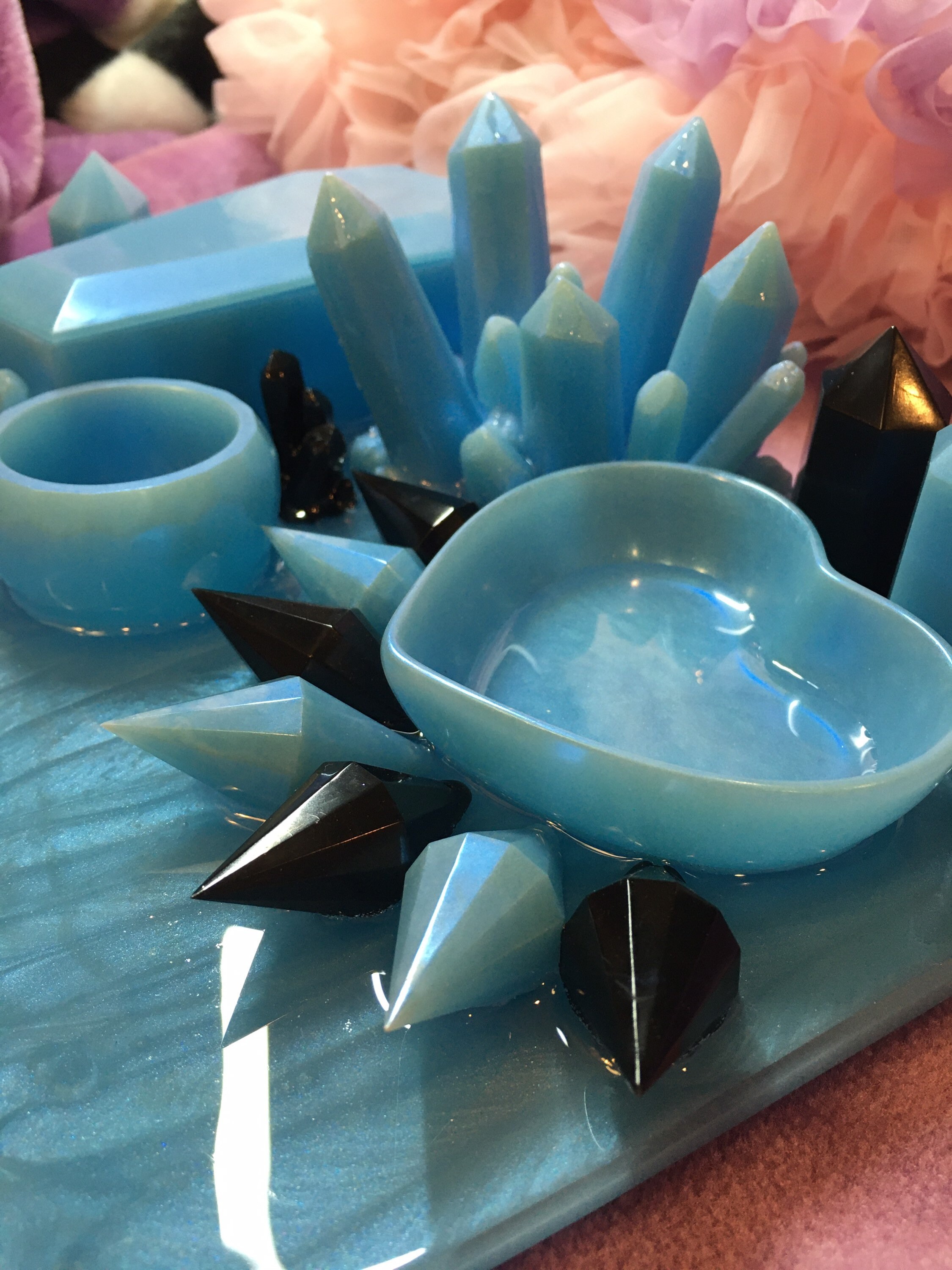 Large Blue Tray - Etsy