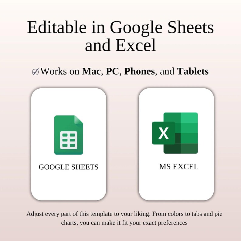 Budget Planner Excel Google Sheets Budget Spreadsheet Monthly Paycheck Budget Tracker Weekly ...
