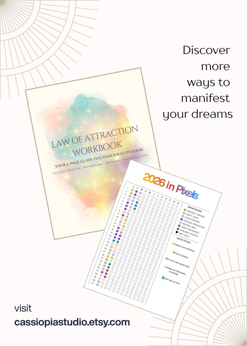 2026 Vision Board Bingo Card | New Year’s Resolutions | Goal Setting ...