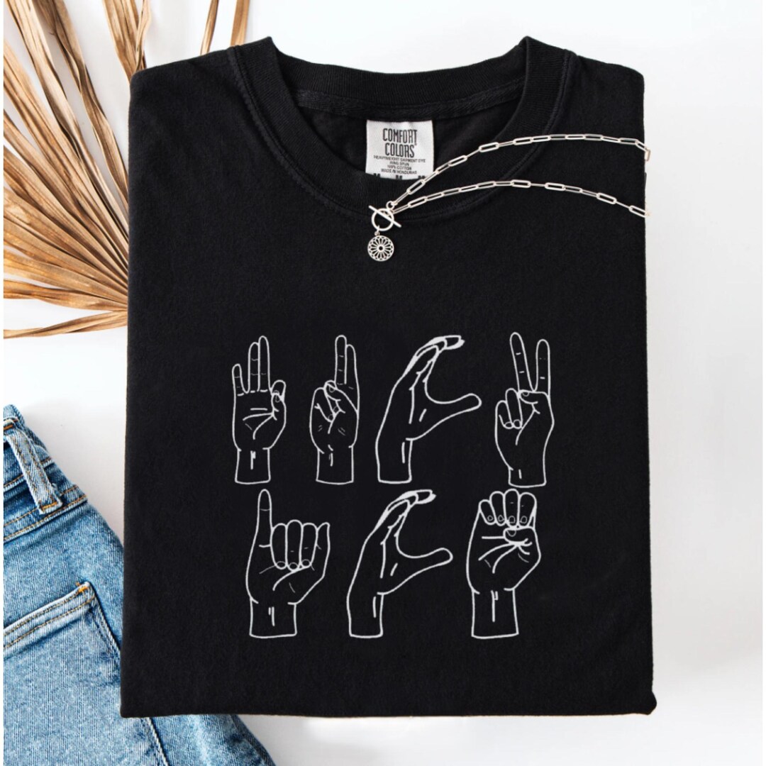 Subtle Protest Hand Sign Shirt, Comfort Colors Social Message Tee - Etsy