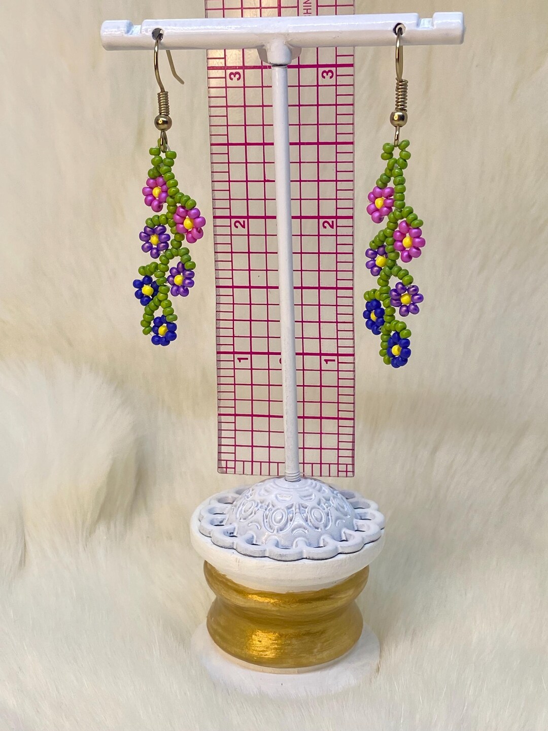 2” Pride Daisy Chain Earrings - Etsy