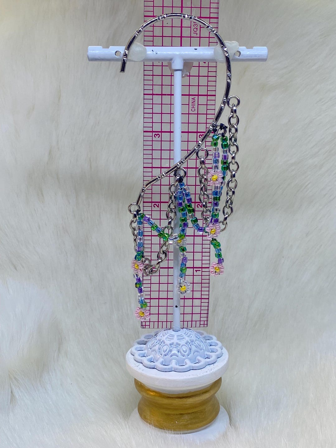 Fairy Core Beaded Ear Cuff - Etsy