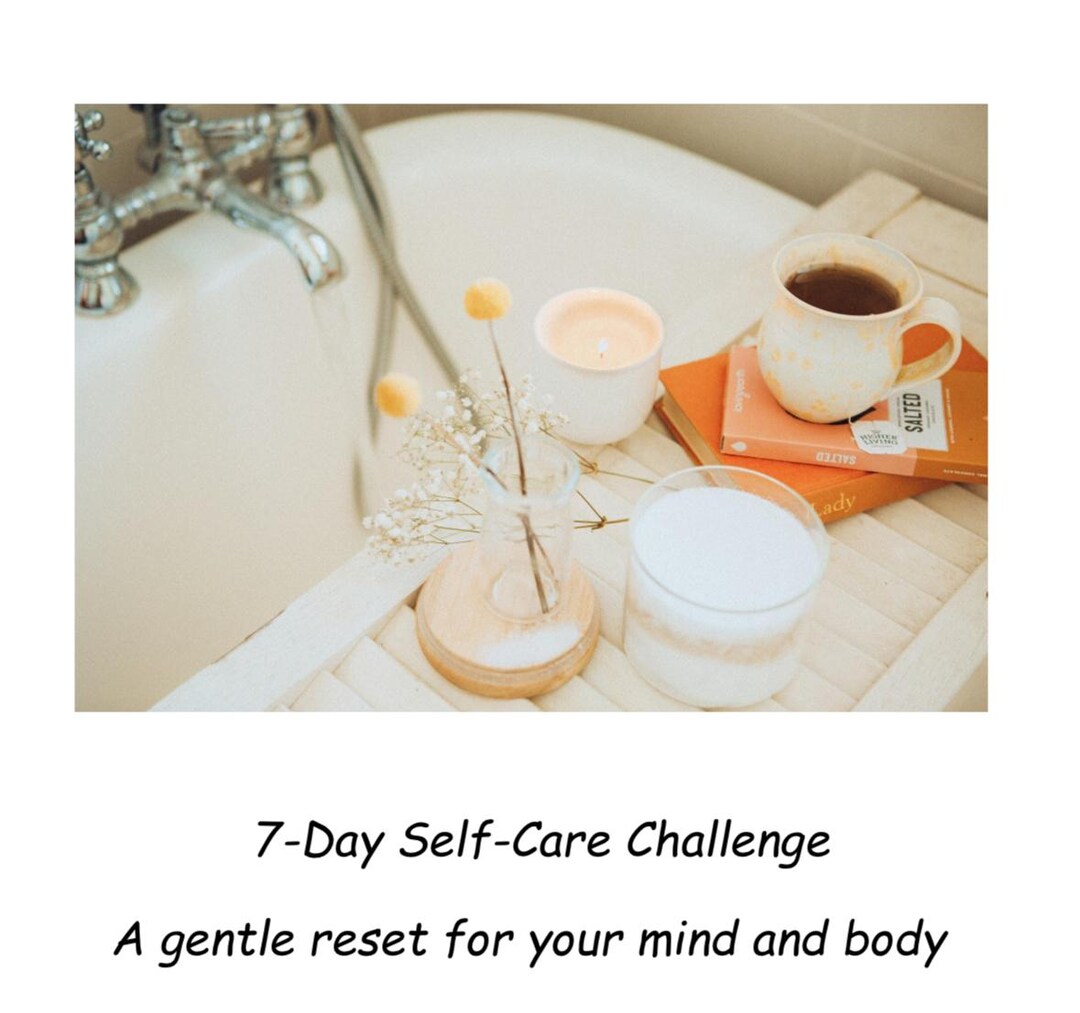 7 Day Self Care Challenge Printable | Mental Wellness Reset | Self Love ...