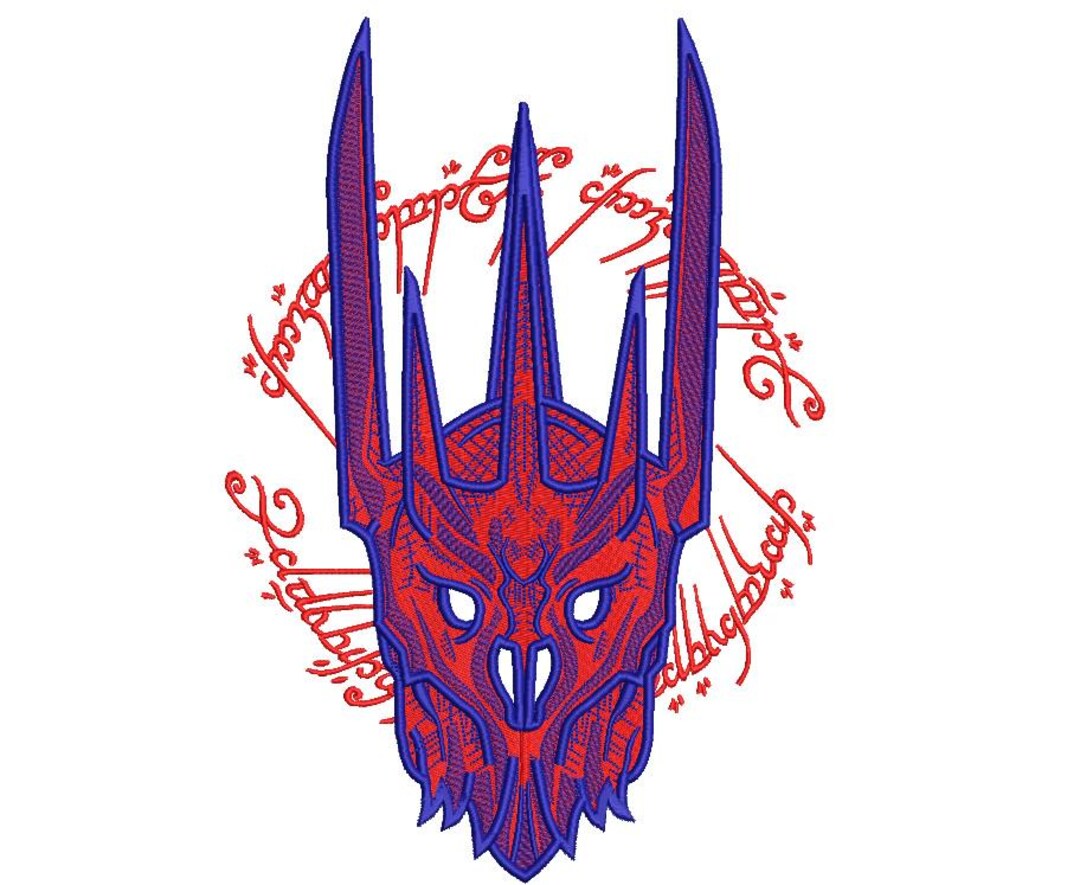 SAURON Embroidery Design File - Etsy