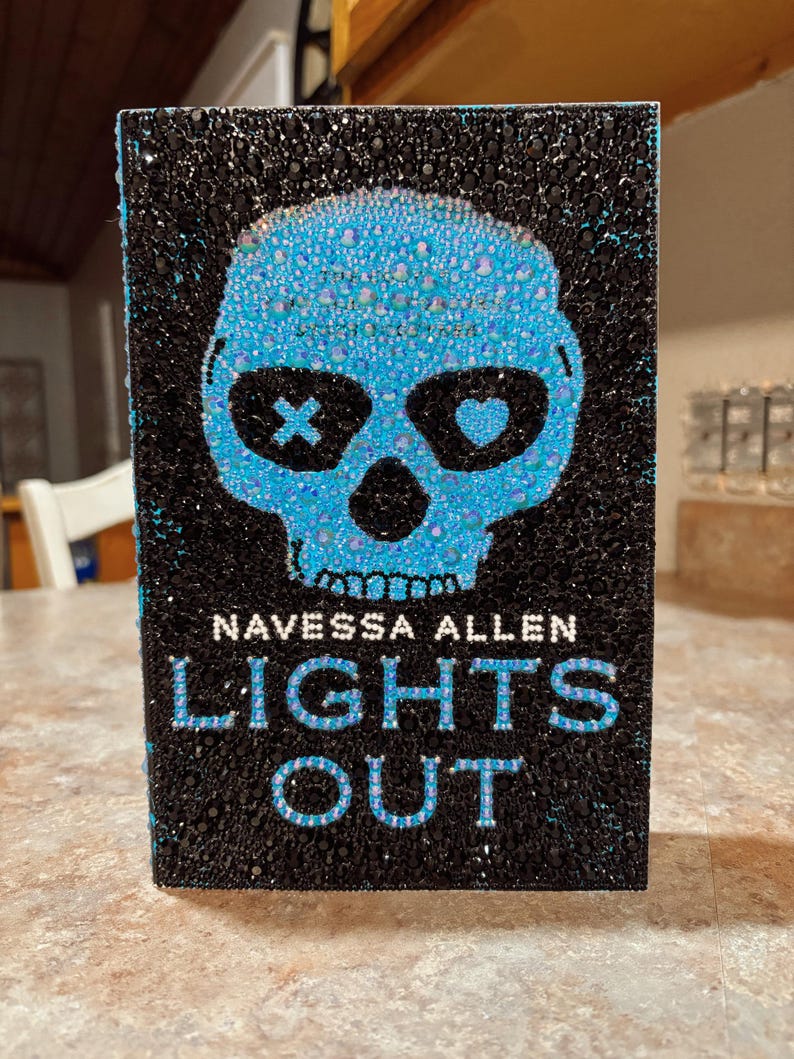Bedazzled Lights Out by Navessa Allen – Handmade Rhinestone Book | Dark ...