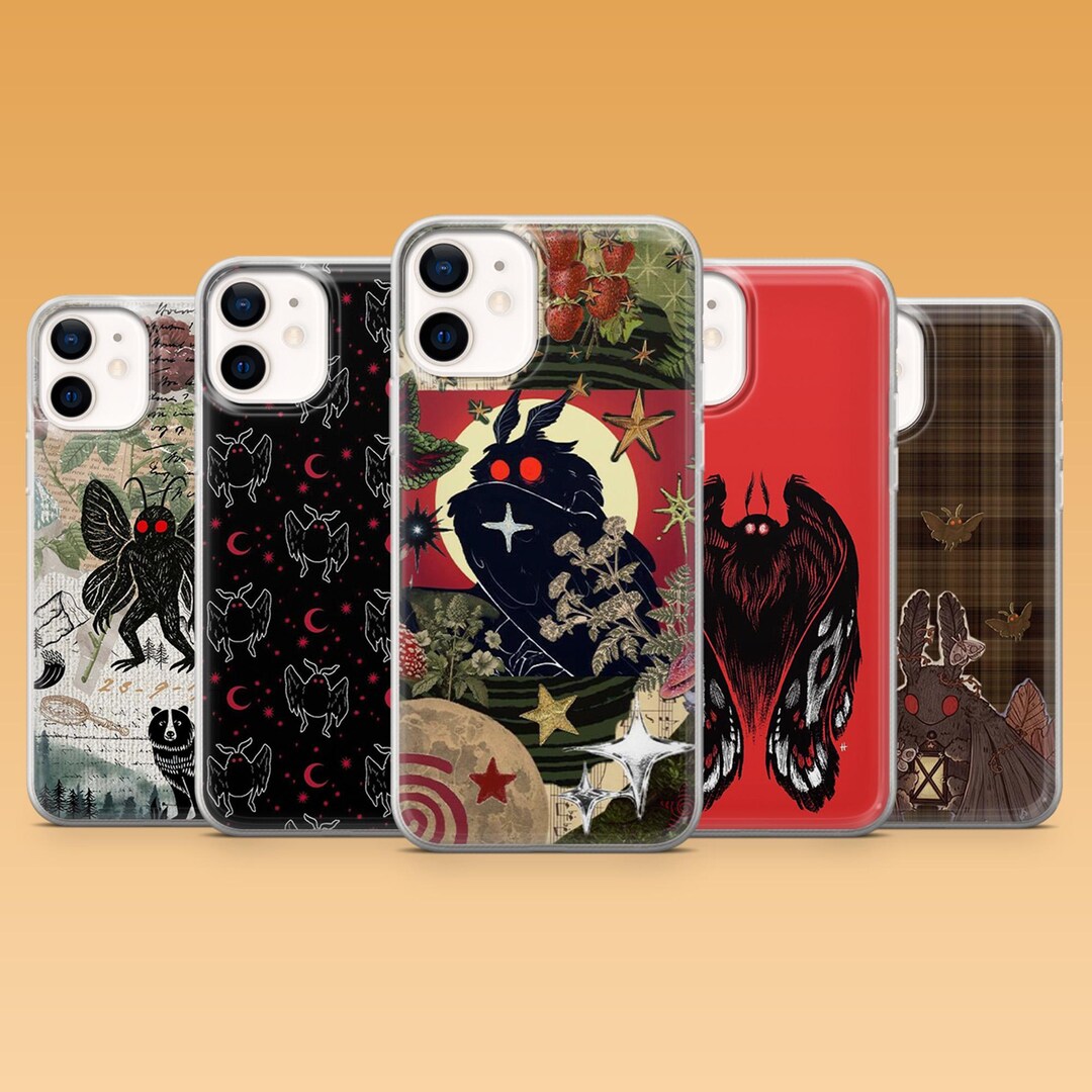 Mothman Phone Case Cryptid Urban Legend Cover for iPhone 17, 17pro, 16 ...