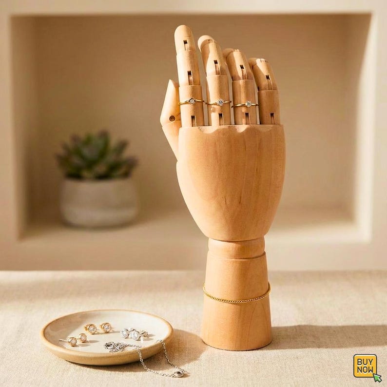 Articulated Wooden Mannequin for Drawing | Flexible Artist Hand & Body ...