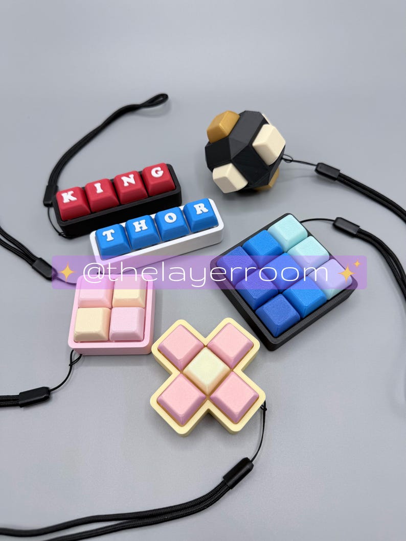 Custom 3D Printed Mechanical Keycap Fidget Toy – Clicky, Thocky, Silent ...