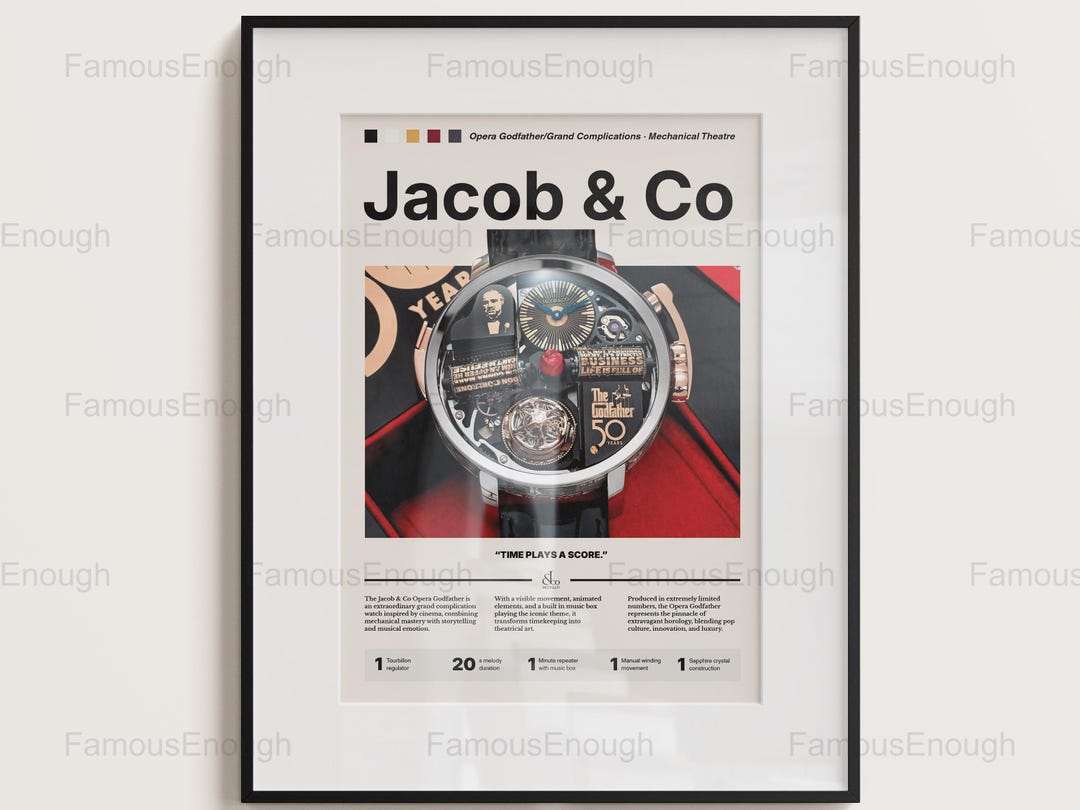 Jacob & Co. Opera Godfather Grand Complication Poster Digital Download ...
