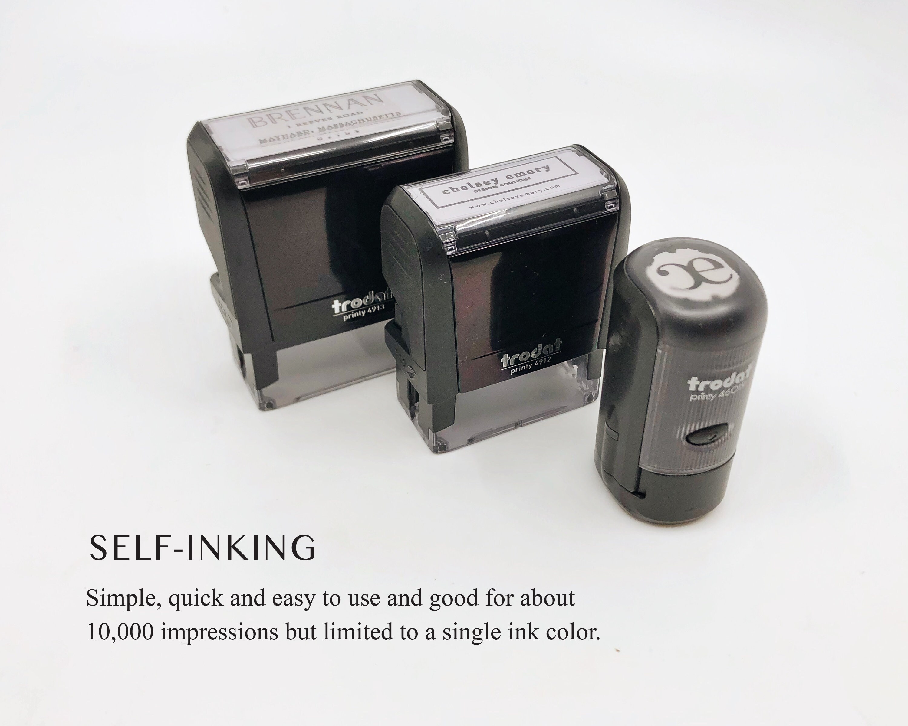 Custom Return Address Stamp. Self-inking Stamp. Personalized | Etsy