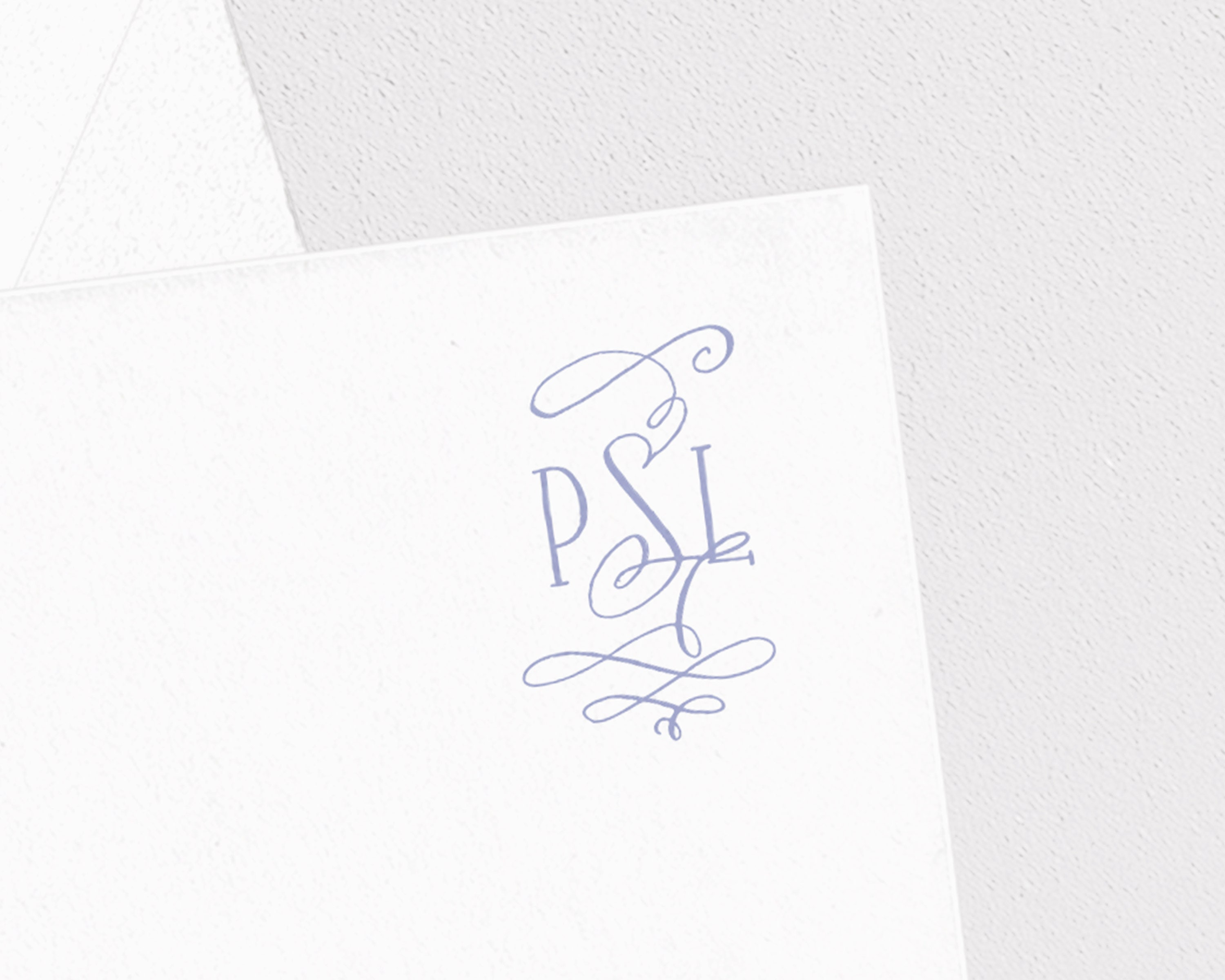 Monogram Stationery Set. Custom Monogrammed Stationery. Blank | Etsy