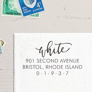 Custom Return Address Stamp. Personalized Self-inking Stamp. Family ...