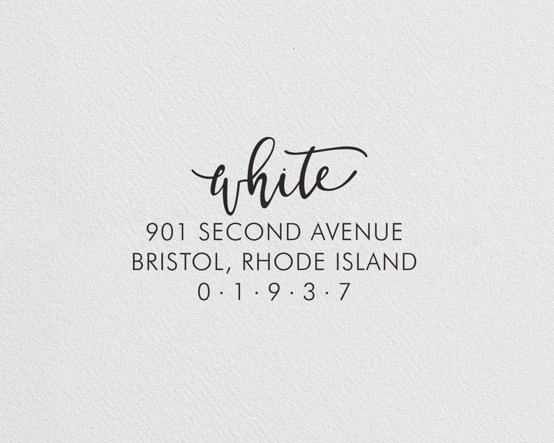 Custom Return Address Stamp. Personalized Self-Inking Stamp. | Etsy