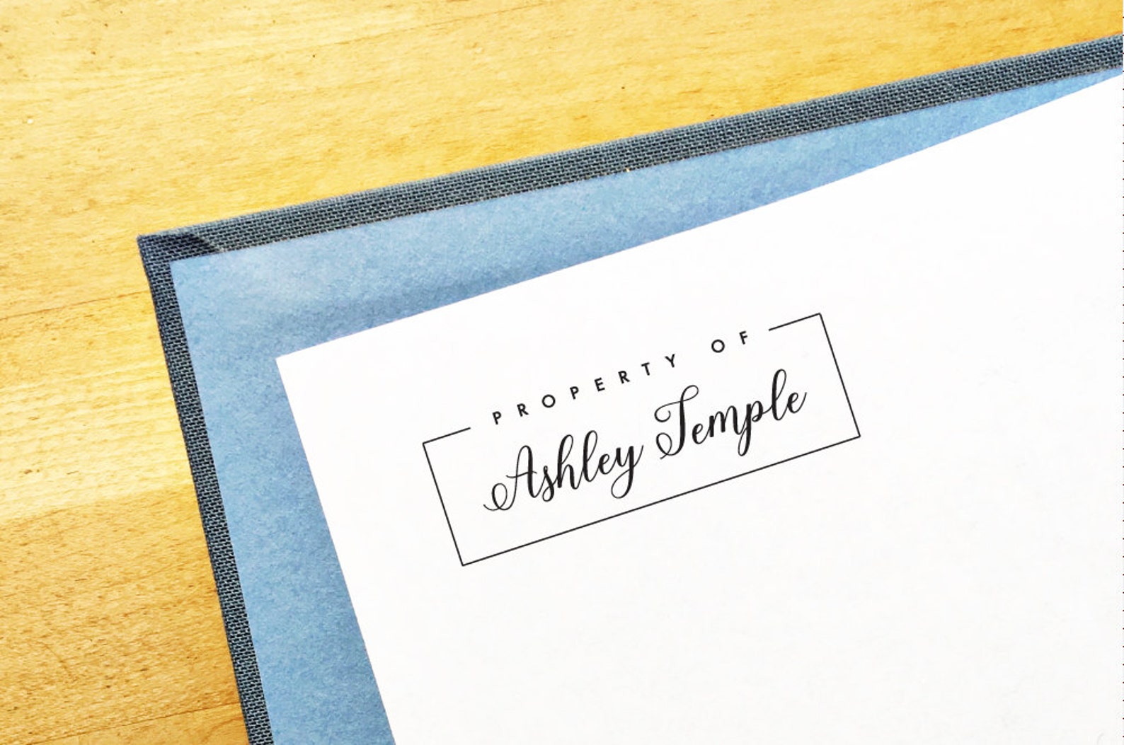 Property of Stamp. Custom Book Stamp. Gift for Kids. - Etsy