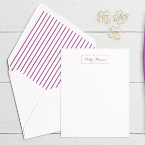 From the Desk of Note Card Set. Personalized Stationery Set. Gift for ...