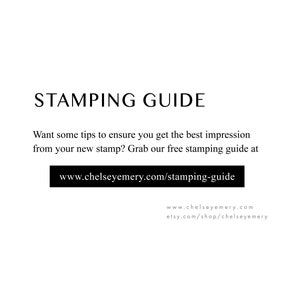 Custom Calligraphy Return Address Stamp - Personalized Address Stamp ...