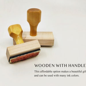Professional Address Stamp. Personalized Business Stamp. Wooden Mailing ...