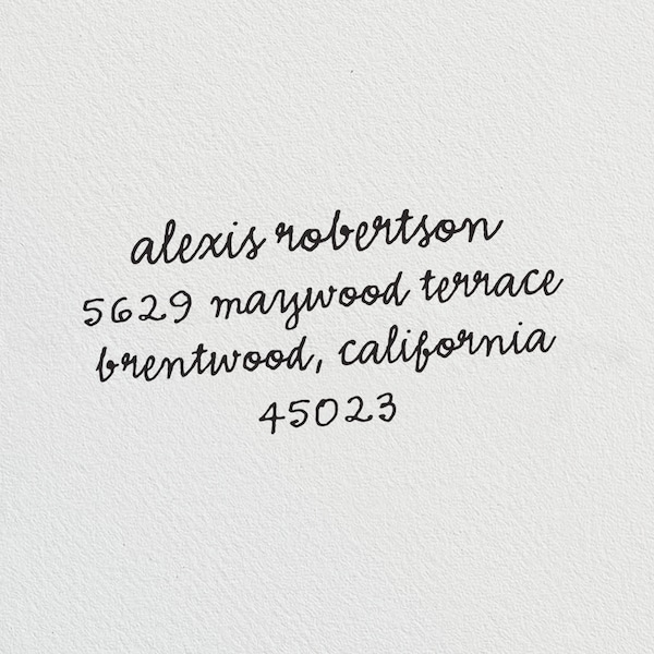 Handwritten Stamp - Etsy