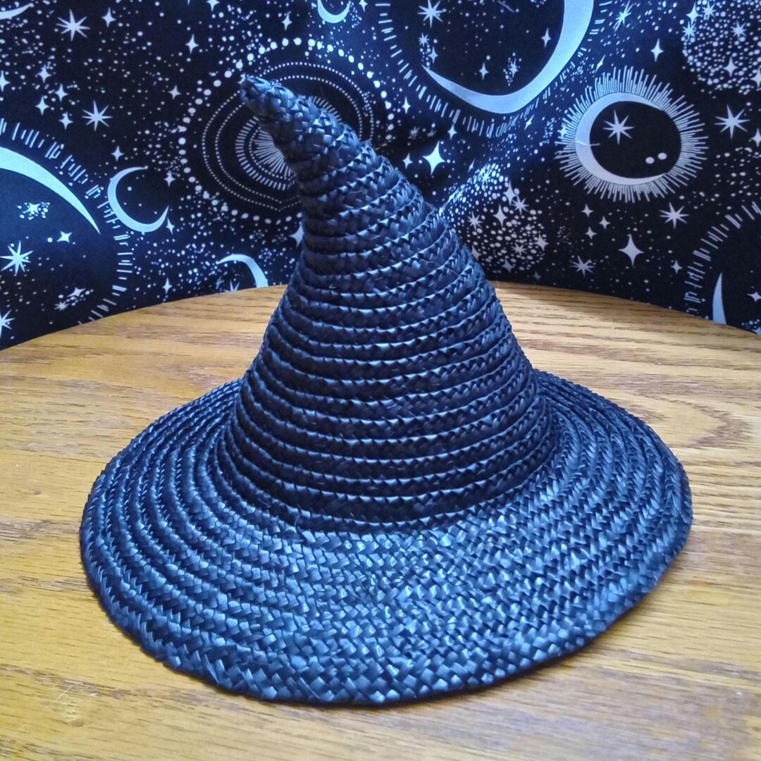 Straw Mini Witch Hat by Anna Worden - Etsy