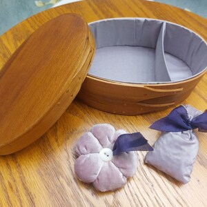 Silk Lined Shaker Style Sewing Box - Etsy